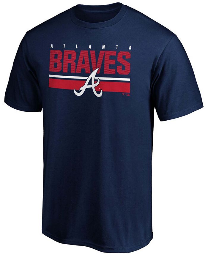 Fanatics Men's Navy Atlanta Braves Team Logo End Game T-shirt - Macy's