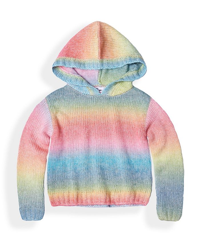 Epic Threads Little Girls Hooded Pullover Sweater - Macy's