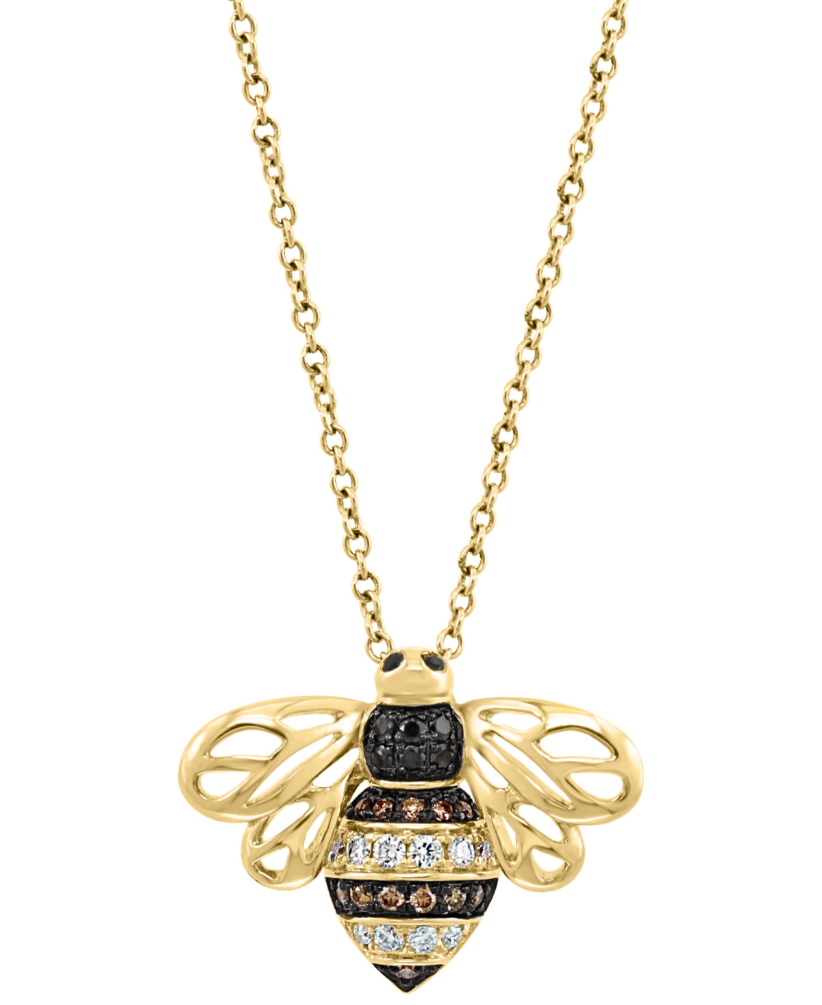 Click here for Effy Multicolor Diamond Bee 18 Pendant Necklace (1... prices