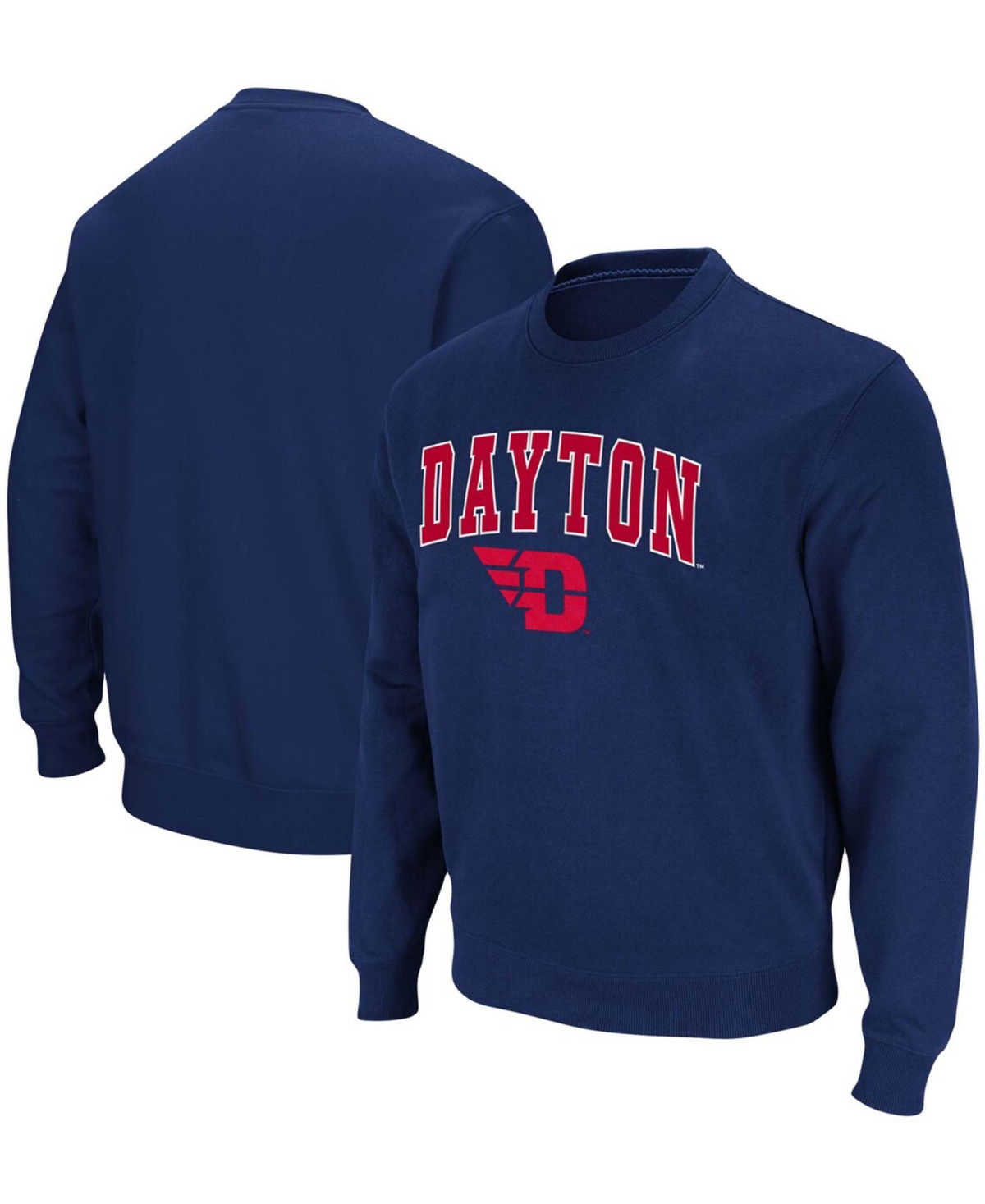 Click here for Mens Navy Dayton Flyers Arch Logo Tackle Twill Pul... prices