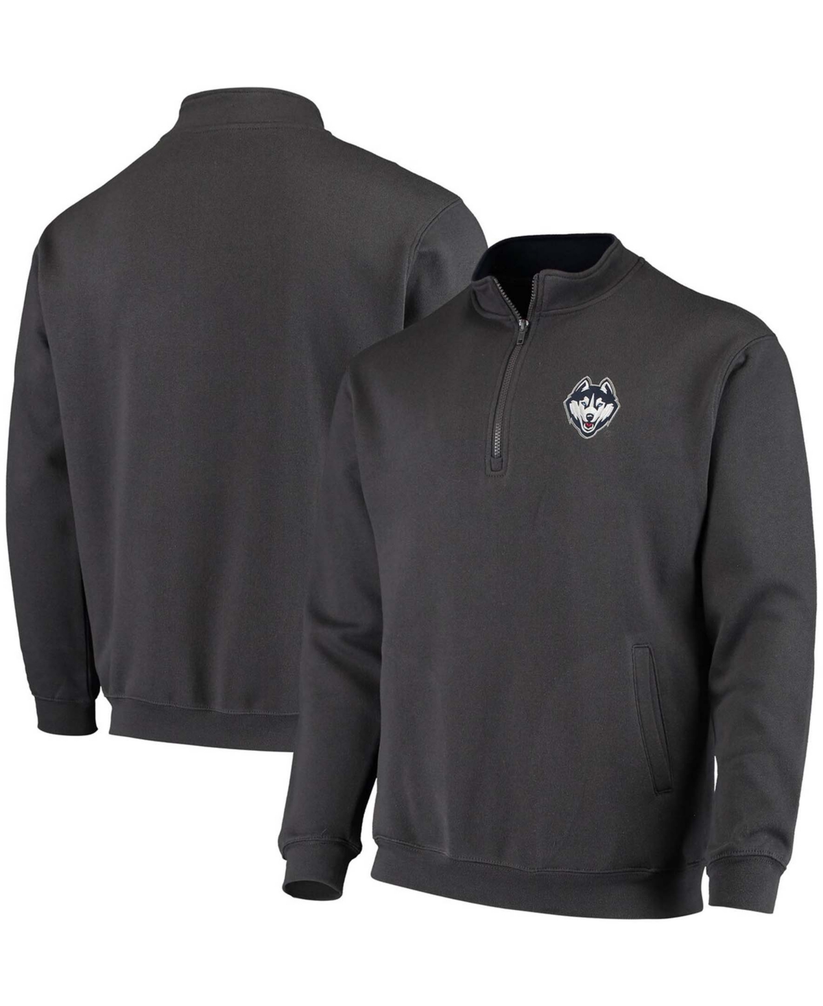 Click here for Mens Charcoal UConn Huskies Tortugas Logo Quarter-... prices