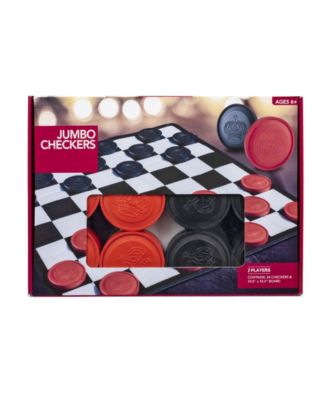 Jumbo Checkers 19-Piece Set - Macy's