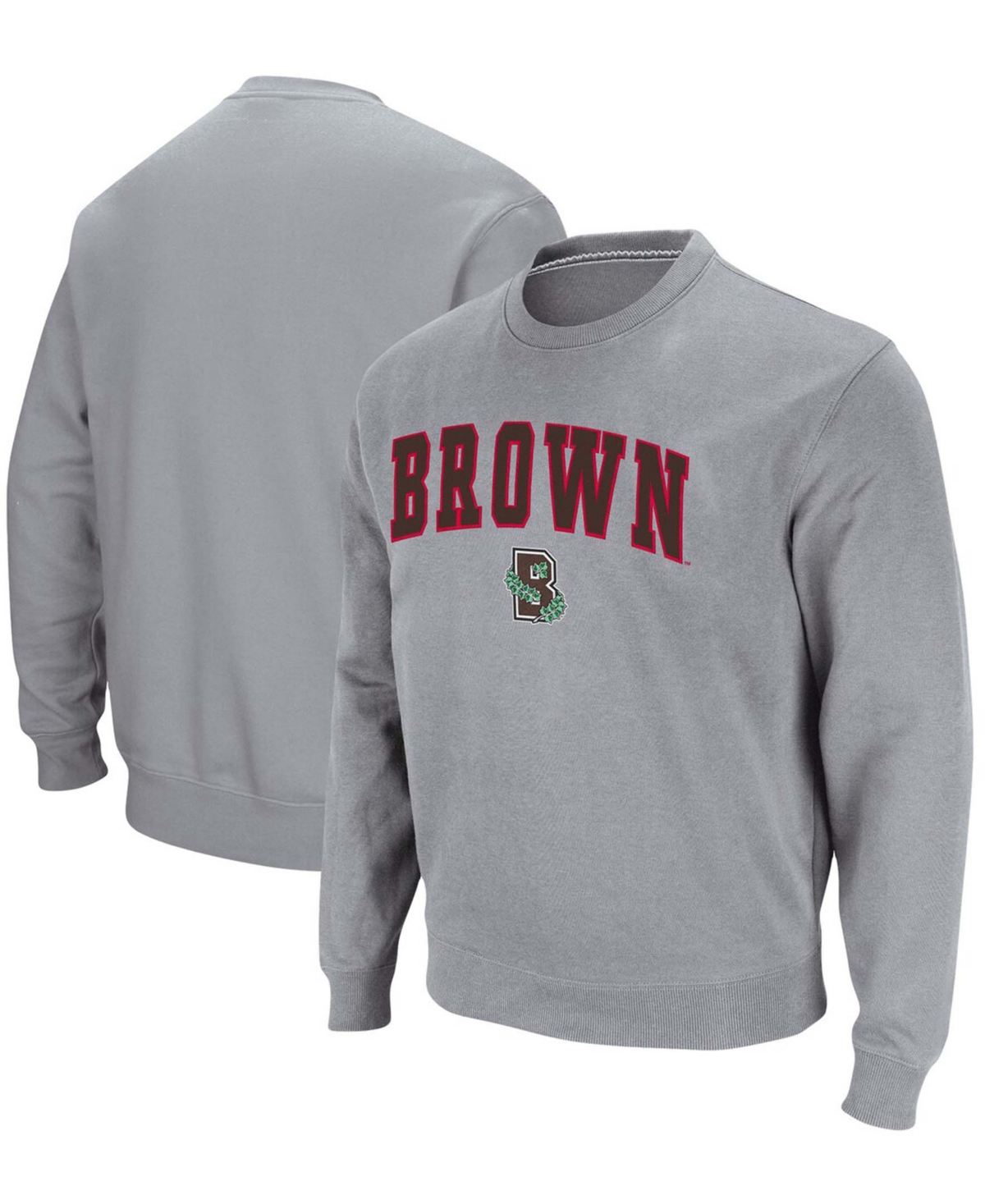 Click here for Mens Heather Gray Brown Bears Arch Logo Tackle Twi... prices