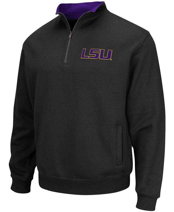 Colosseum Men's Black LSU Tigers Tortugas Logo Quarter-Zip Jacket - Macy's