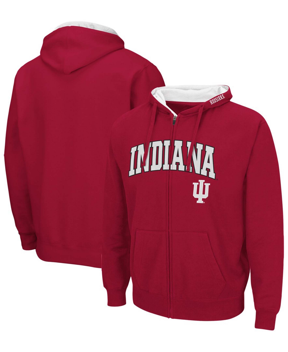 Click here for Mens Crimson Indiana Hoosiers Arch Logo 3.0 Full-Z... prices