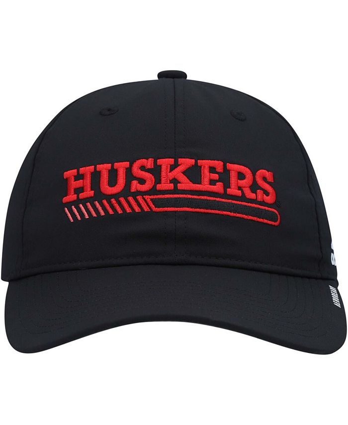 adidas Men's Black Nebraska Huskers 2021 Sideline Coach Logo Aeroready ...