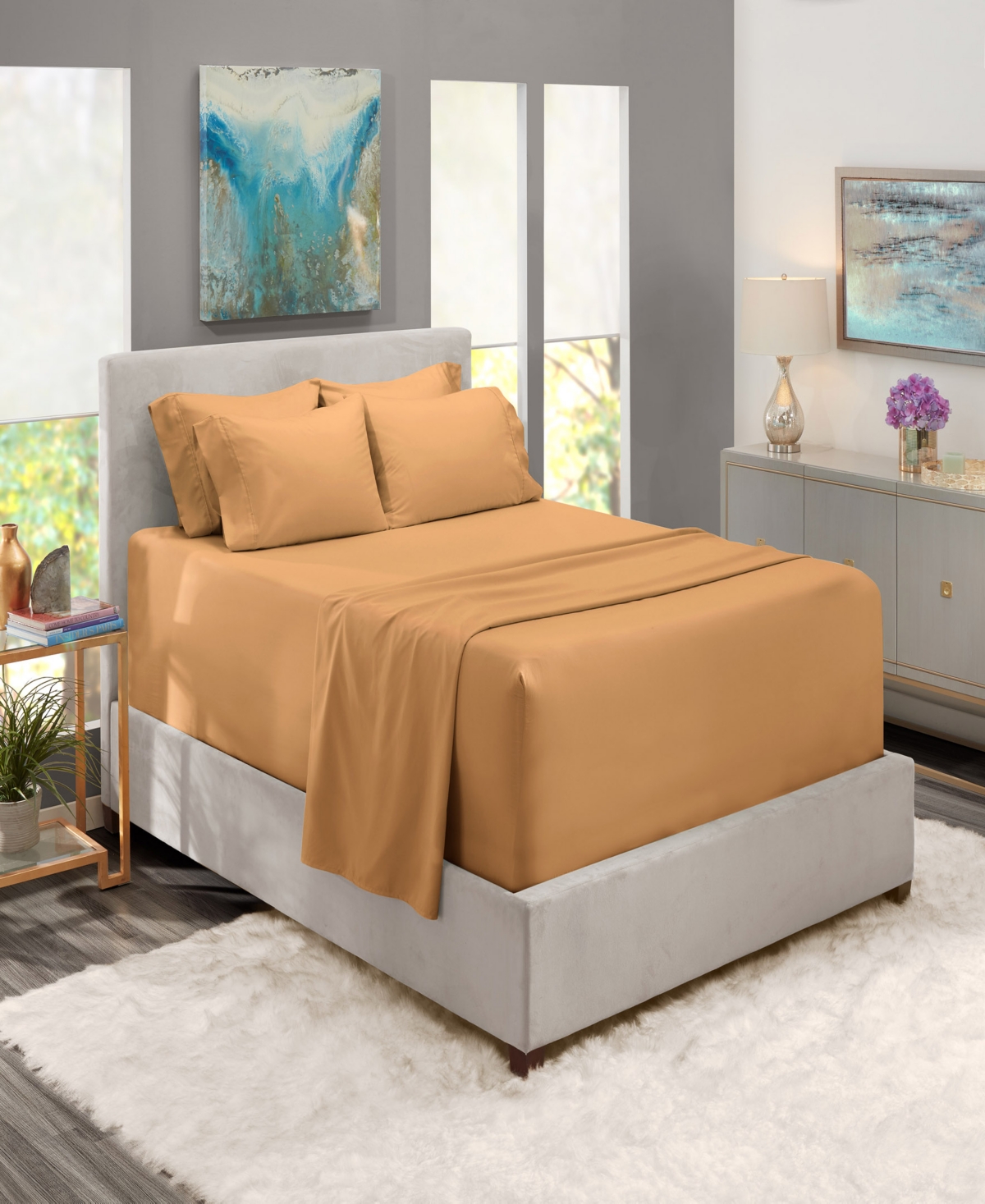 Click here for Nestl Extra Deep Pocket 6-Pc. Sheet Set  Queen - M... prices