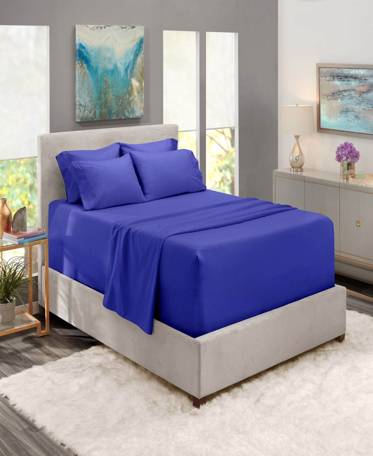 Click here for Nestl Extra Deep Pocket 6-Pc. Sheet Set  Queen - R... prices