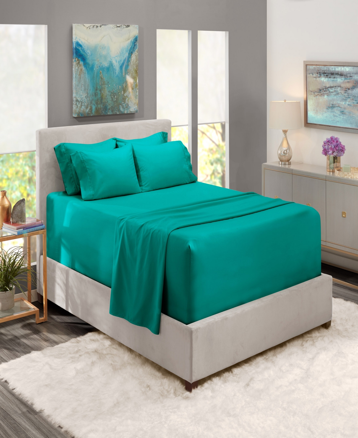 Click here for Nestl Extra Deep Pocket 6-Pc. Sheet Set  Californi... prices