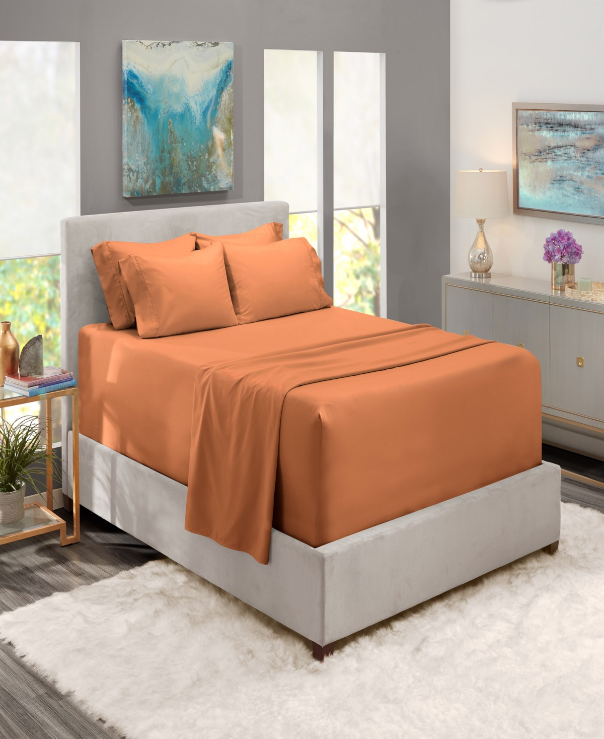 Click here for Nestl Extra Deep Pocket 6-Pc. Sheet Set  Californi... prices