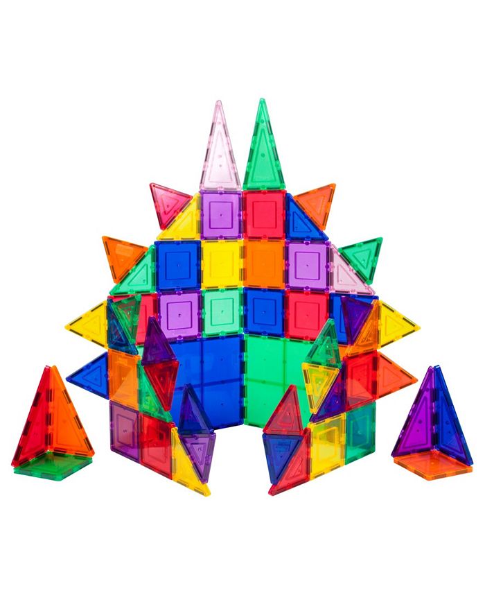 PicassoTiles Magnetic Building Blocks Set, 61 Piece - Macy's