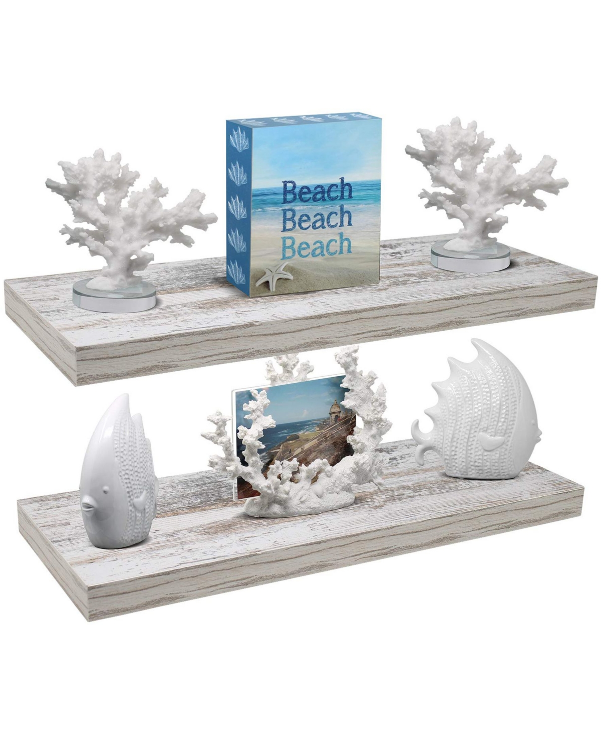 Click here for Sorbus 2 Pack 24 Inch Wall Mounted Floating Shelve... prices