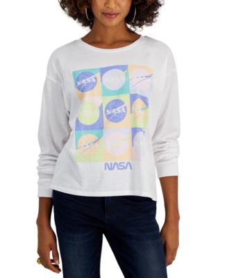 Grayson Threads Black Juniors' NASA Graphic-Print T-Shirt - Macy's