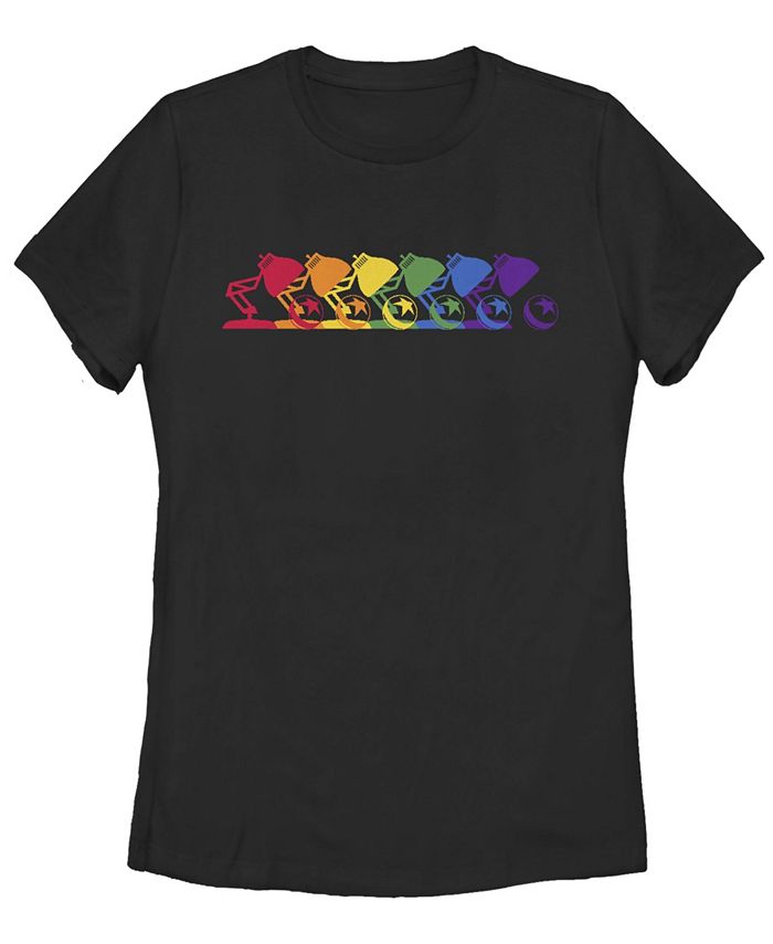Fifth Sun Pixar Logo Luxo Rainbow Junior's Short Sleeve T-shirt - Macy's