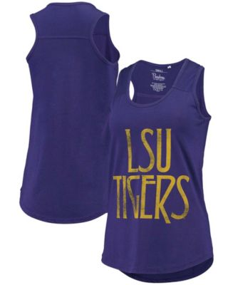 Women's Purple LSU Tigers Zeppelin Rocker Tank Top - Macy's