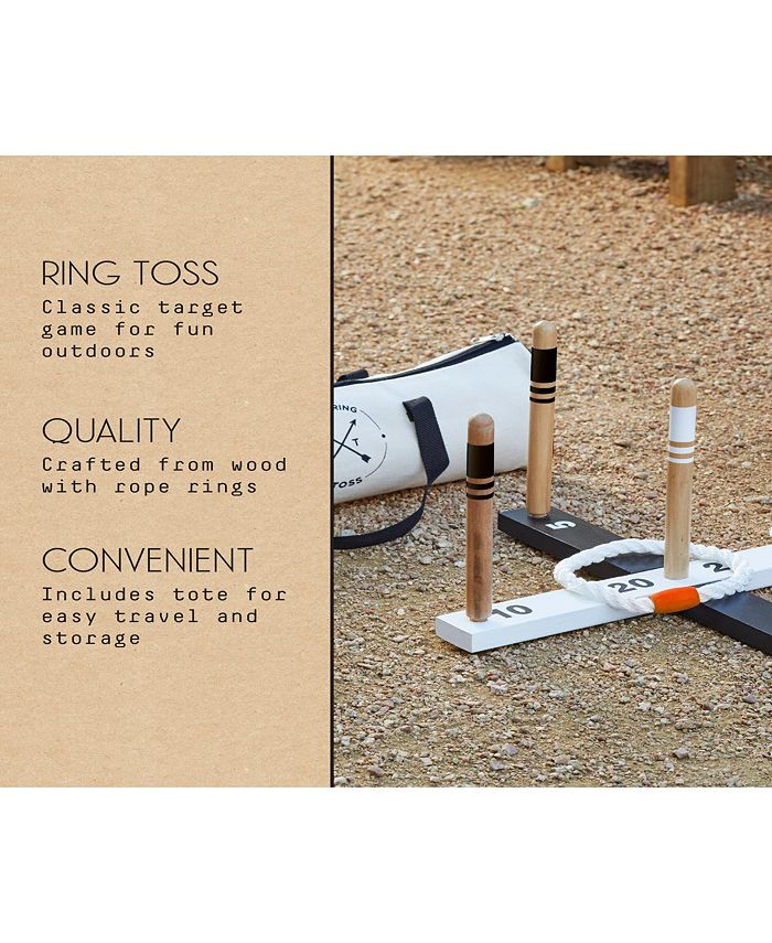 Studio Mercantile Portable Ring Toss Set, 8 Pieces & Reviews - All Toys ...