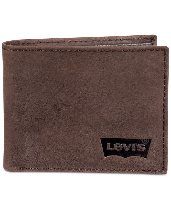 Levi's Men's RFID Extra Capacity Slimfold Wallet with Bill Divider - Macy's