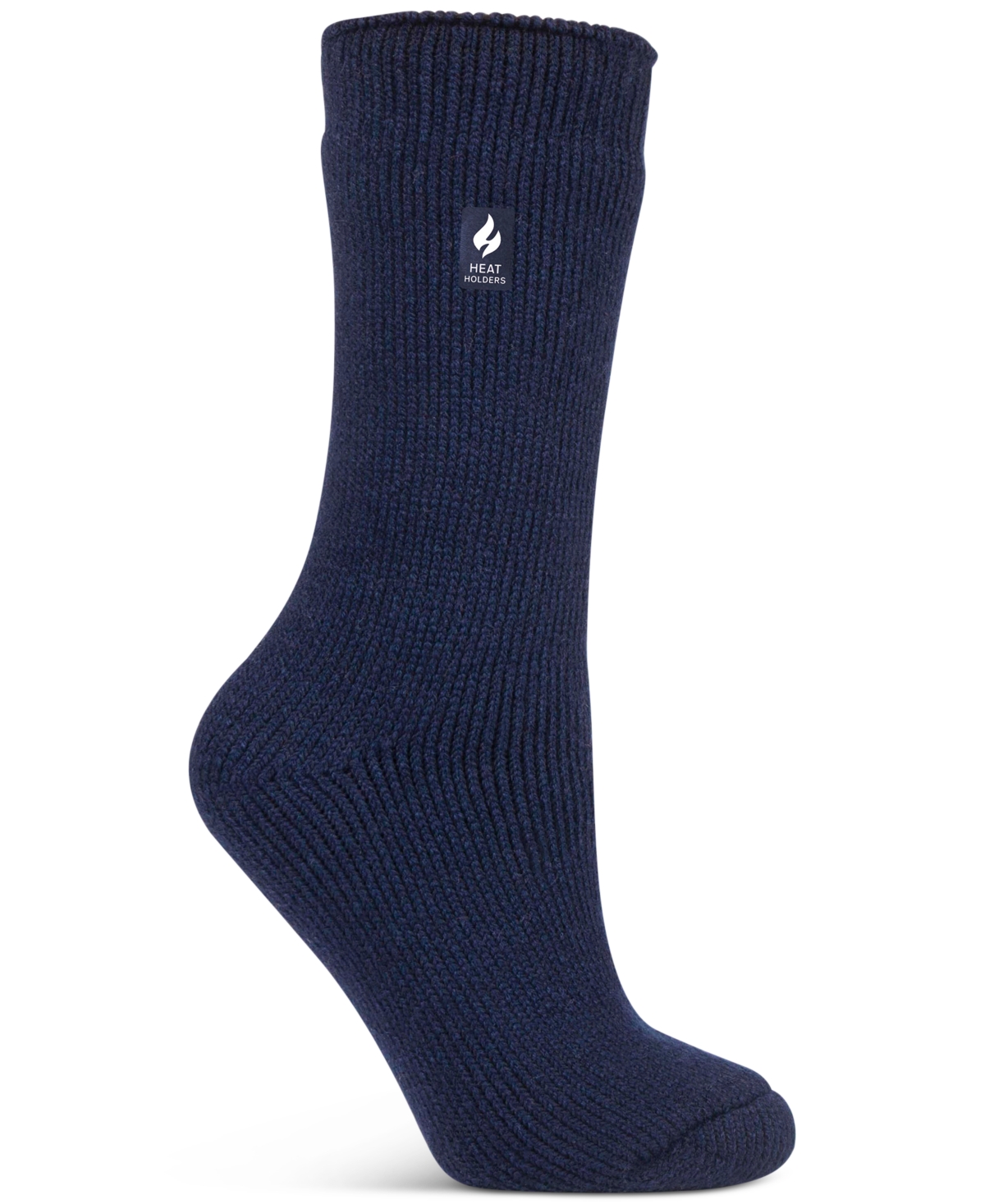 Click here for Heat Holders Womens Camellia Solid Crew Socks - Na... prices