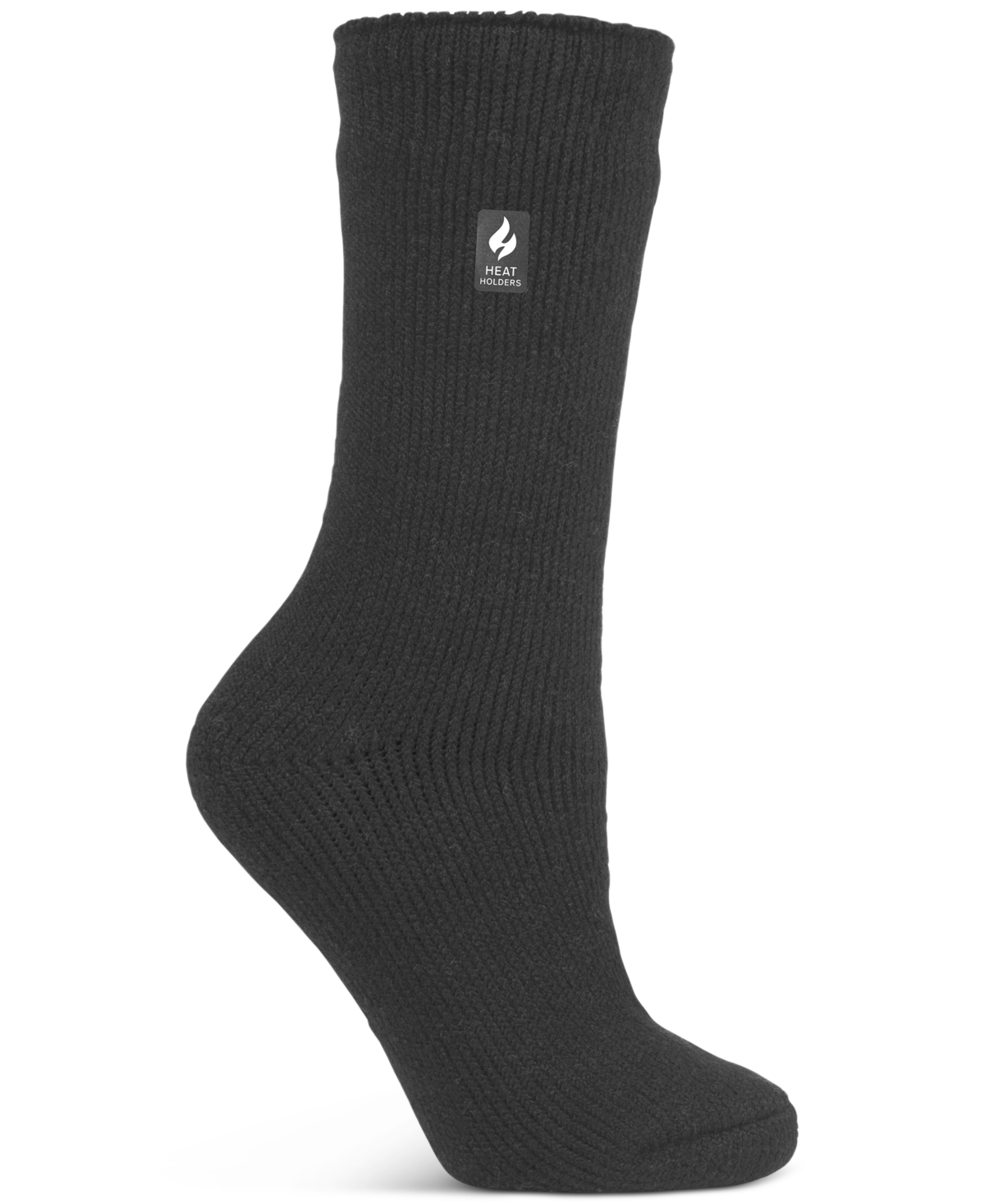 Click here for Heat Holders Womens Camellia Solid Crew Socks - Ch... prices