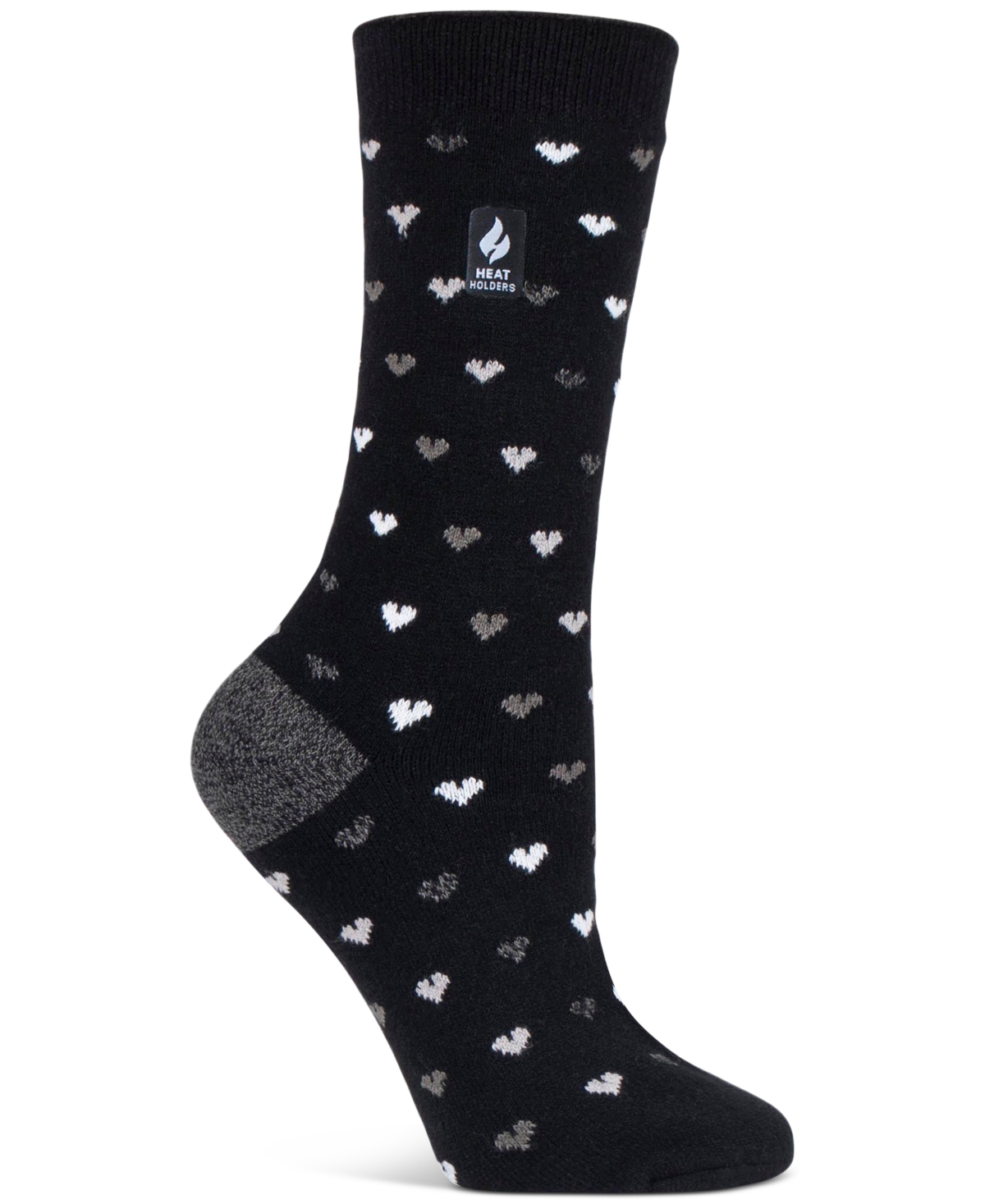 Click here for Heat Holders Womens Ultra Lite Orchid Hearts Crew... prices