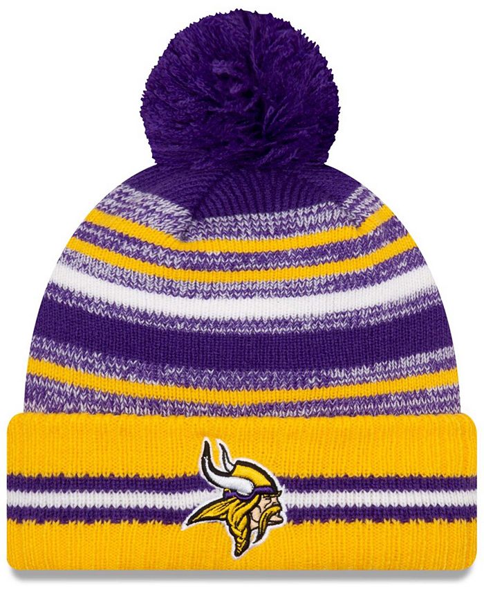 New Era Men's Purple/Gold Minnesota Vikings 2021 Sideline Sport ...
