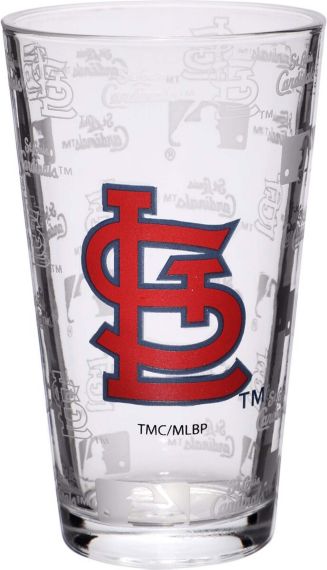 Memory Company St. Louis Cardinals 16oz. Sandblasted Mixing Glass - Macy's