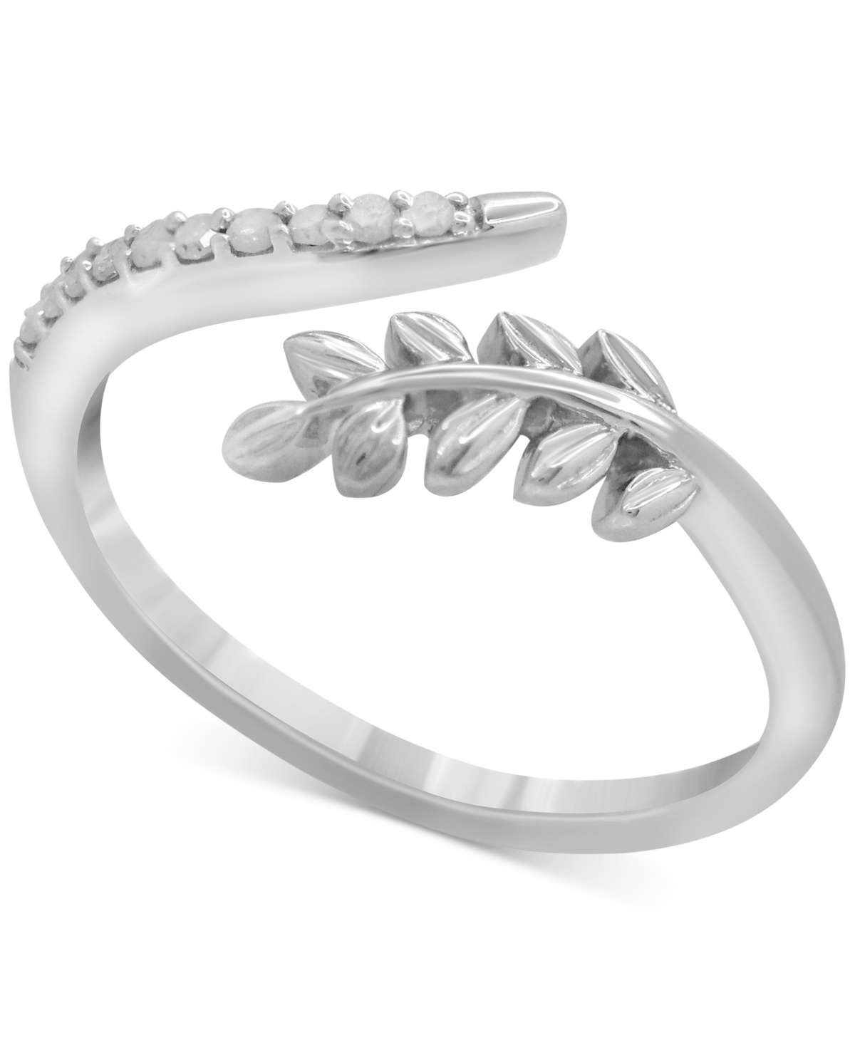 Click here for Diamond Vine Ring (1/10 ct. t.w.) in Sterling Silv... prices