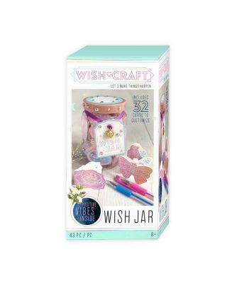Wish Craft Wish Jar - Bright Stripes; 32 Customizable Cards - Macy's