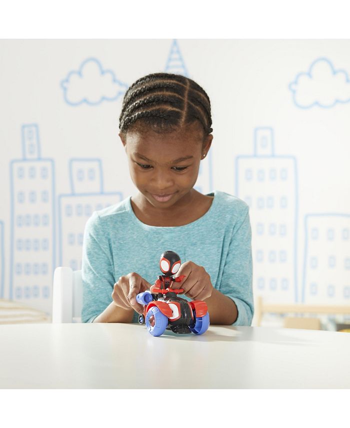 Spidey and His Amazing Friends SAF Spin Techno Racer Playset - Macy's