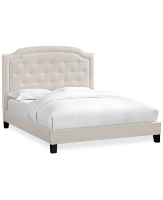 Malinda Upholstered King Bed - Macy's