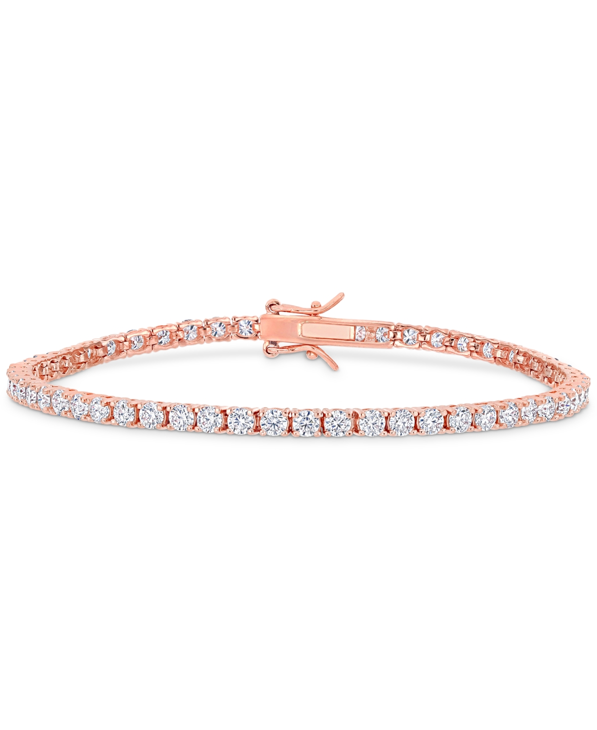 Click here for Lab-Grown Moissanite Tennis Bracelet (5-1/10 ct. t... prices