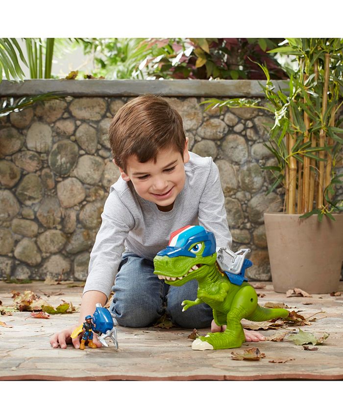 Chomp Squad CLOSEOUT! Playskool Troopersaurus and Bobby Badge - Macy's