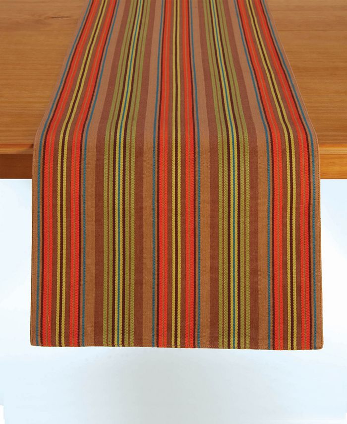Tableau Harvest Stripe Table Runner, 72" x 14" - Macy's