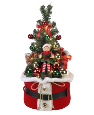 Mr. Christmas Elf Decorative Santa Bag, 24" - Macy's