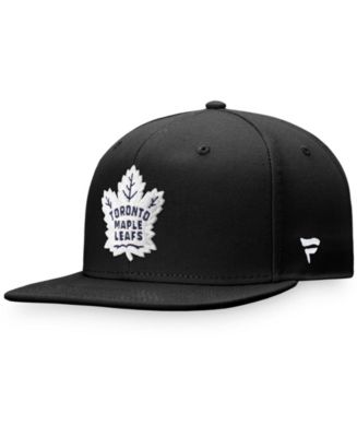 Men's Black Toronto Maple Leafs Core Primary Logo Snapback Adjustable ...