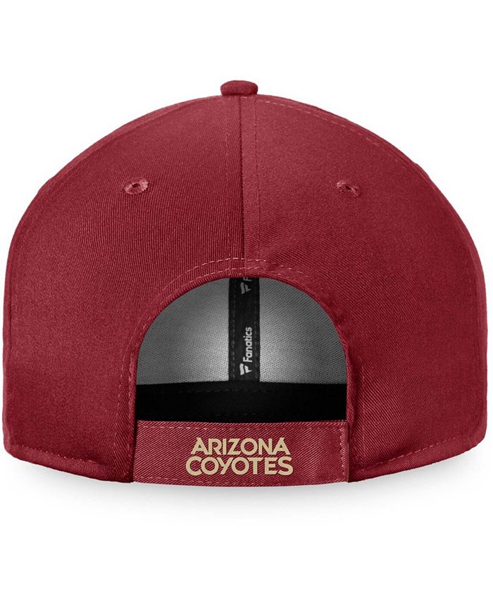 Fanatics Men's Garnet Arizona Coyotes Core Adjustable Hat - Macy's