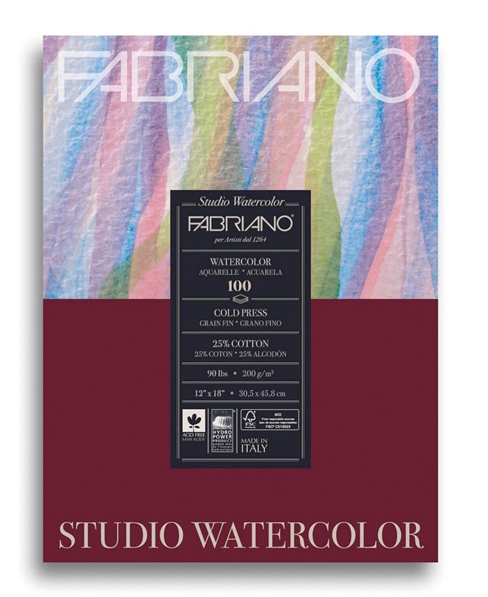 Fabriano Studio Cold-Press Watercolor Paper - Macy's