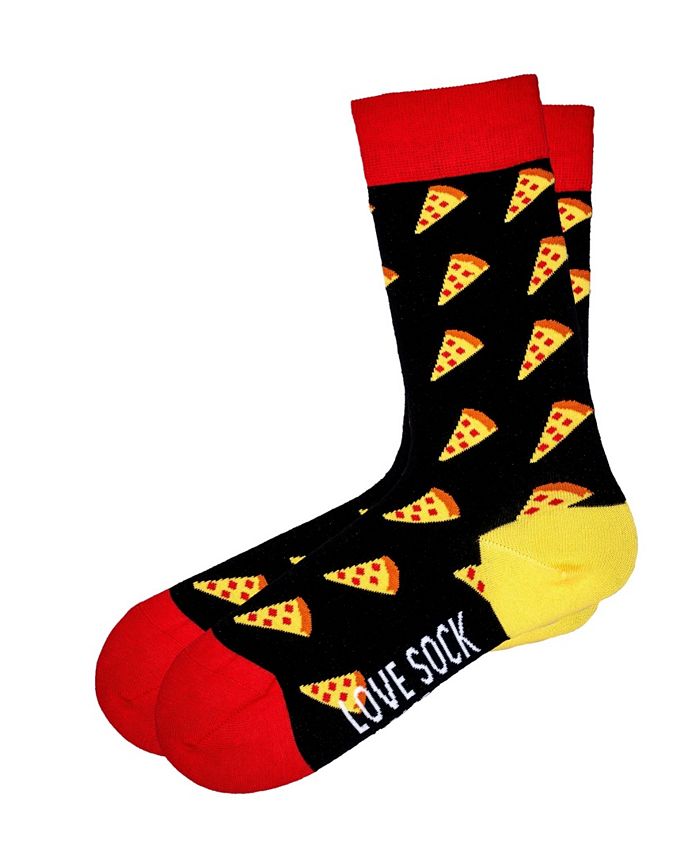 Love Sock Company Pizza Cotton Fun Food Novelty Crew Socks - Macy's