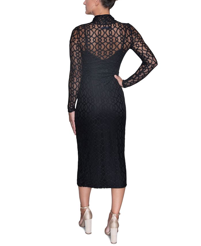 RACHEL Rachel Roy Embroidered Lace Sheath Dress - Macy's