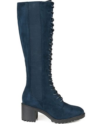 Journee Collection Women's Jenicca Lace Up Boots - Macy's