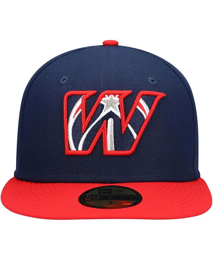 New Era Men's Navy Washington Wizards 2021 NBA Draft 59FIFTY Fitted Hat ...