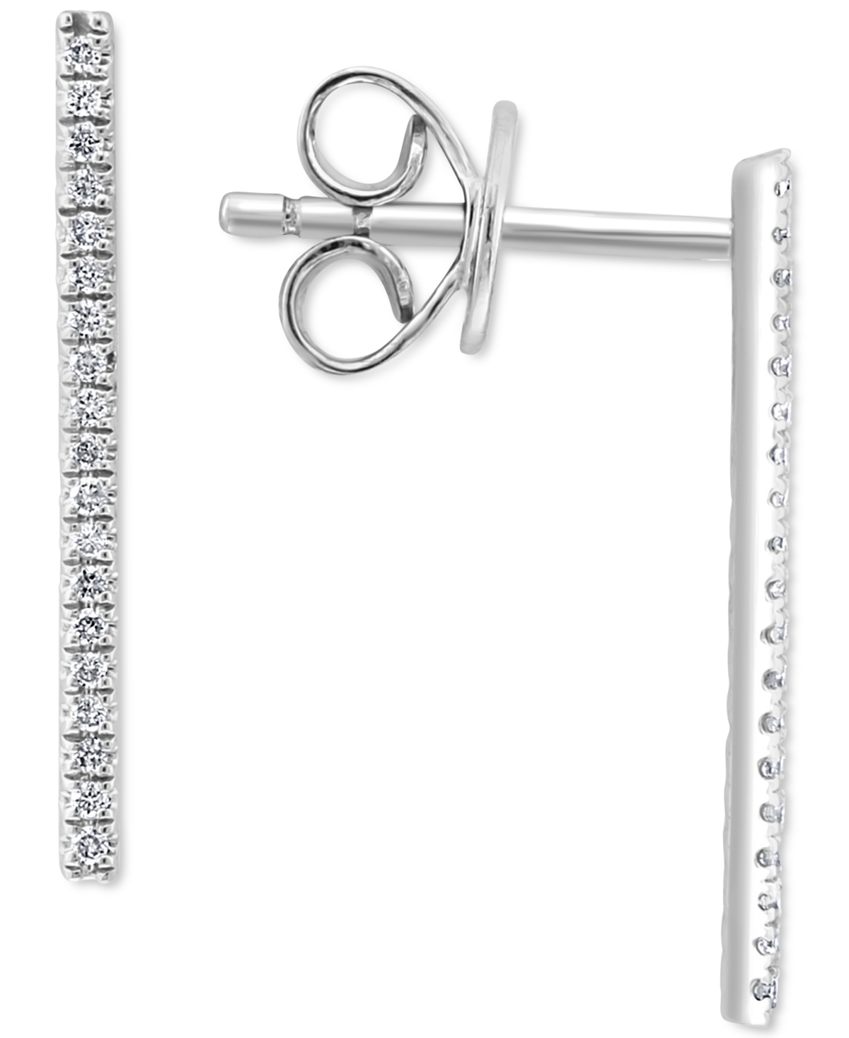 Click here for Effy Diamond Linear Drop Earrings (1/10 ct. t.w.)... prices