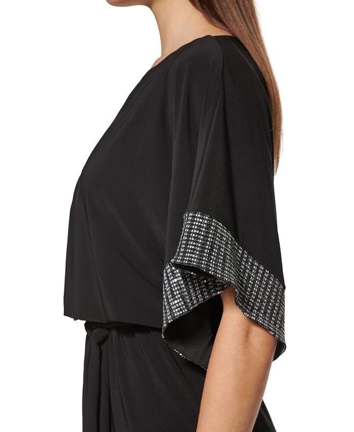 Jessica Howard Dolman Sleeve Blouson Dress - Macy's Jessica Howard Dolman Sleeve Blouson Dress - Macy's