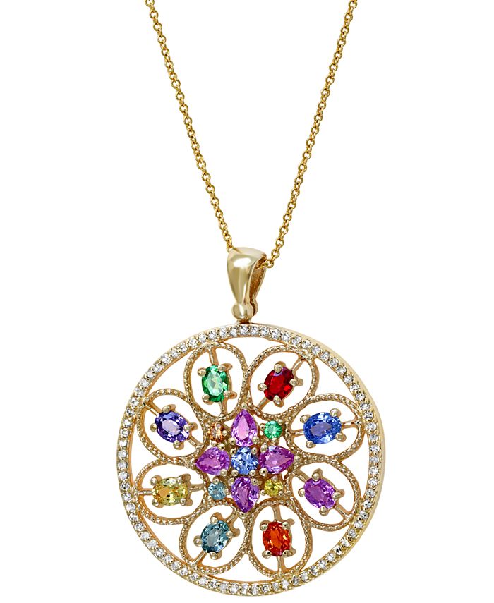 EFFY Collection EFFY® Multi-Gemstone (3-1/5 ct. t.w.) & Diamond (1/3 ct ...