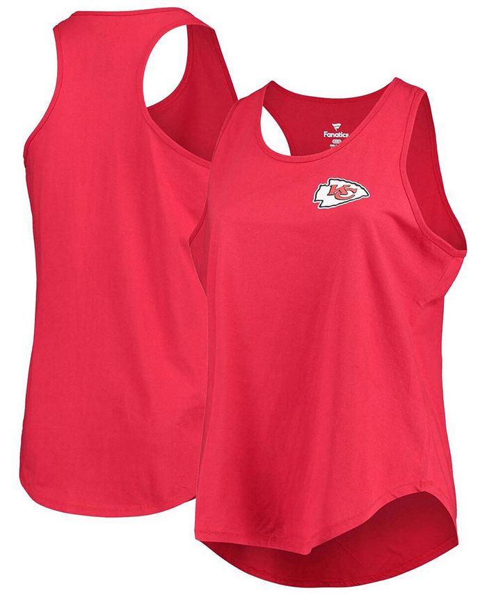 Fanatics Women's Red Kansas City Chiefs Logo Racerback Tank Top - Macy's