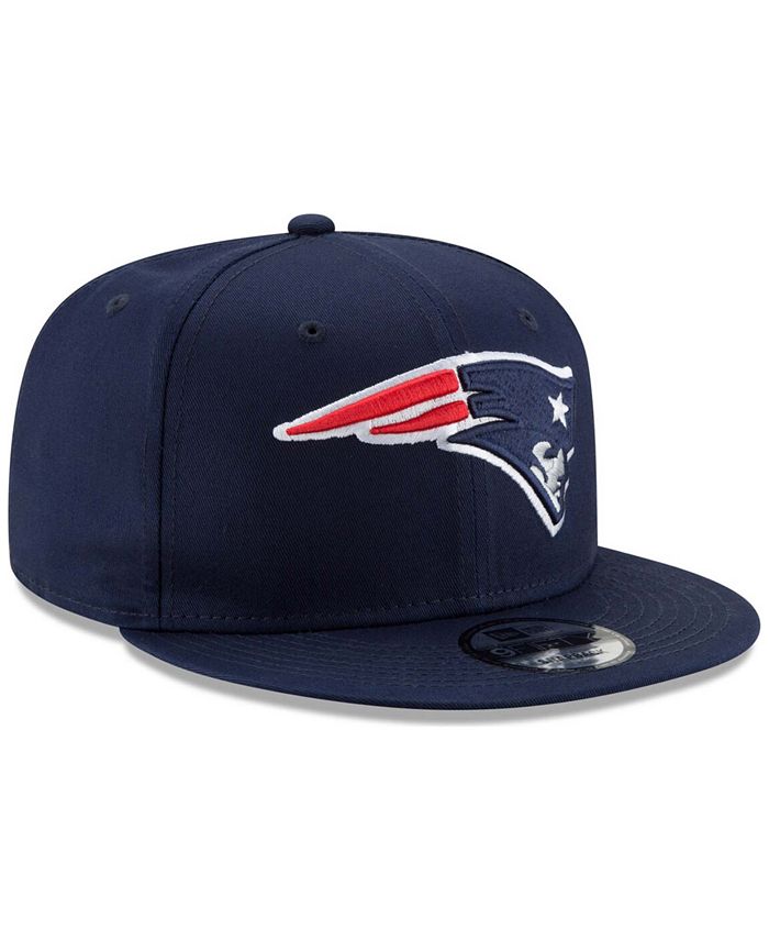 New Era Men's New England Patriots Basic 9FIFTY Adjustable Snapback Cap ...