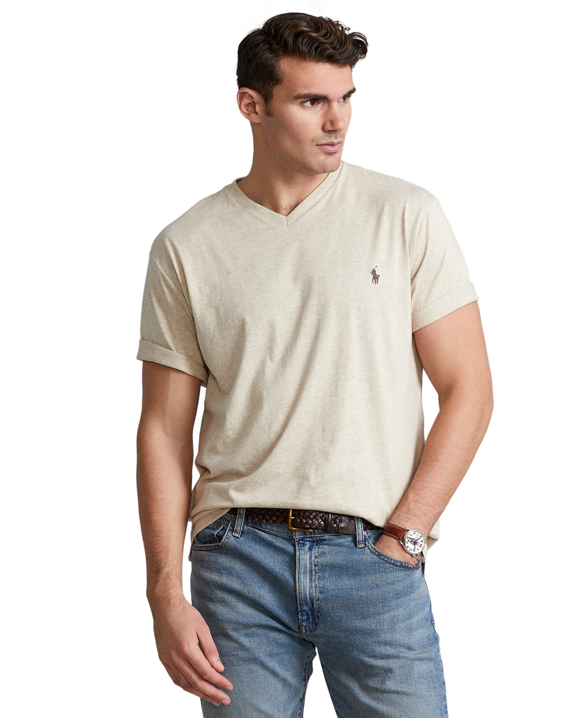 Click here for Polo Ralph Lauren Mens Big & Tall Classic Fit V-Ne... prices