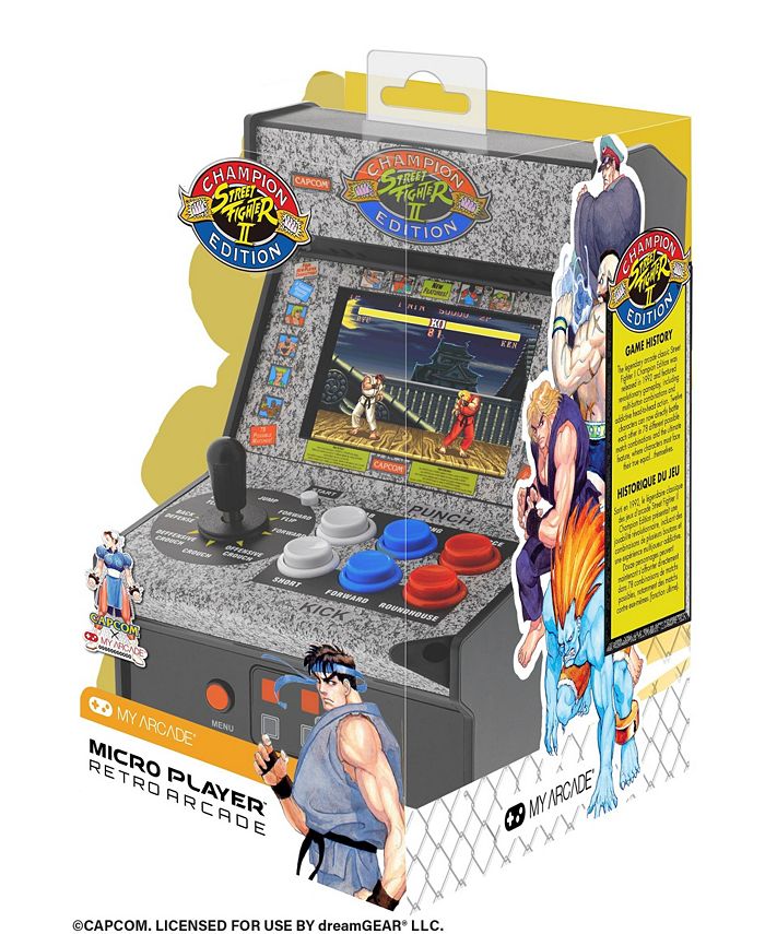 My Arcade Street Fighter II Champion Edition Micro Player Retro Arcade - Macy's