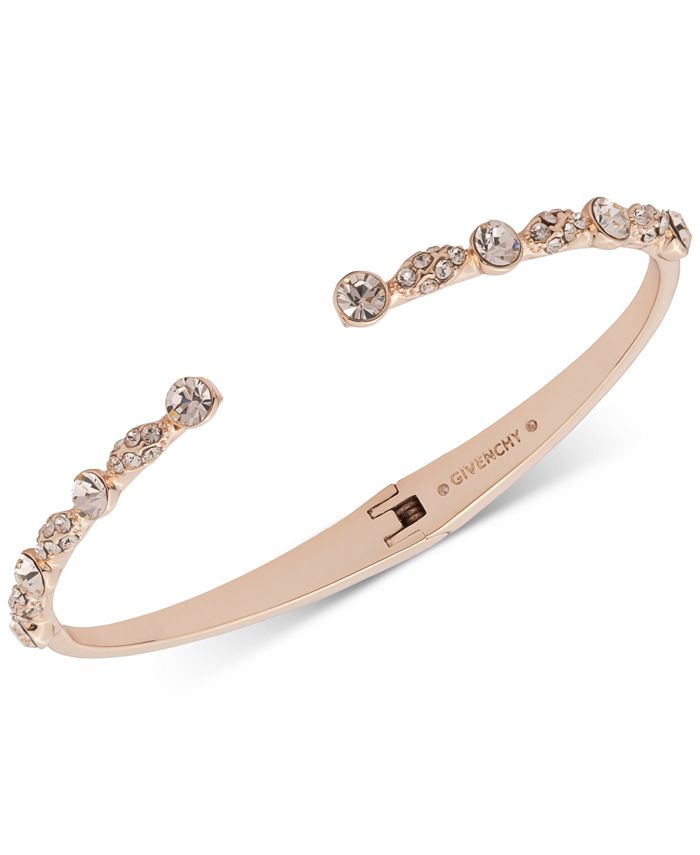 Givenchy Pavé Twist Cuff Bracelet - Macy's