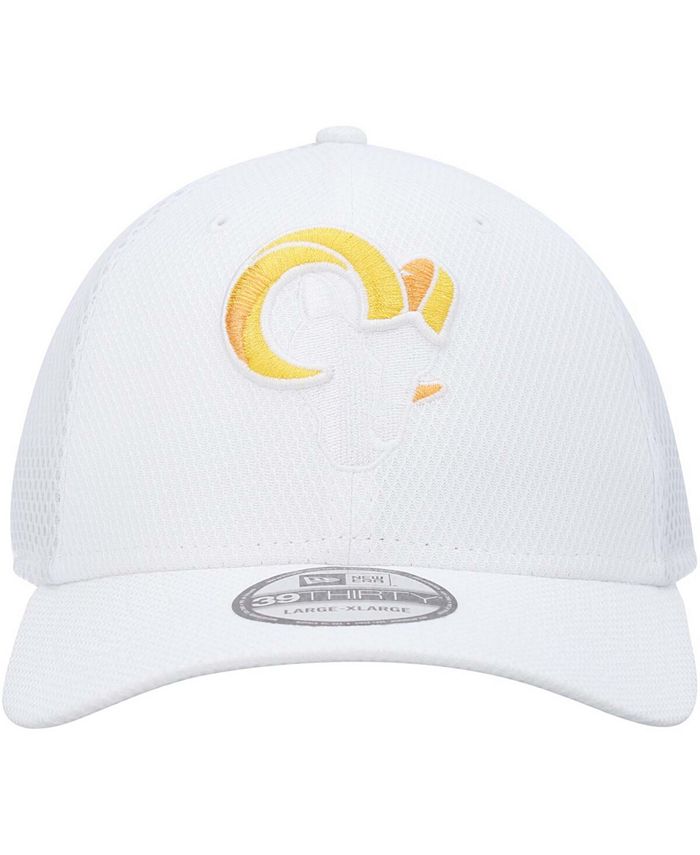 New Era Men's White Los Angeles Rams Elements 39THIRTY Flex Hat - Macy's